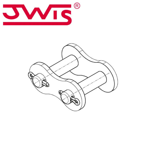 Steckglied mit Splint für JWIS Rollenkette 10A-1 (M 106 A) (Nr. 760533 ...